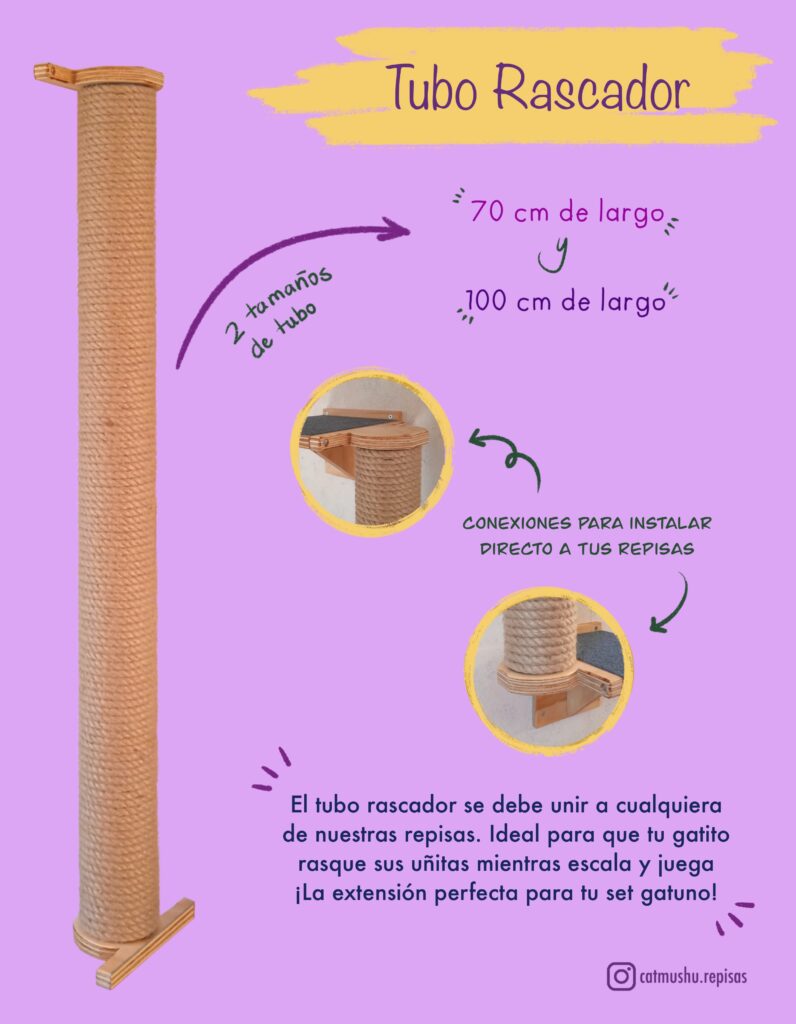 Tubo Rascador 100 cm – CATMUSHU